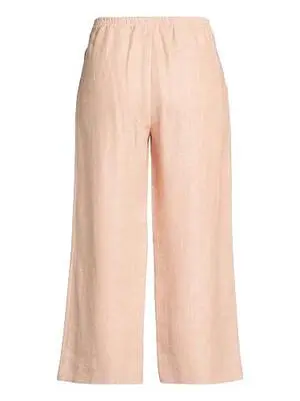 BARBA NAPOLI Apricot Virgin Wool-blend Culottes - Orange
