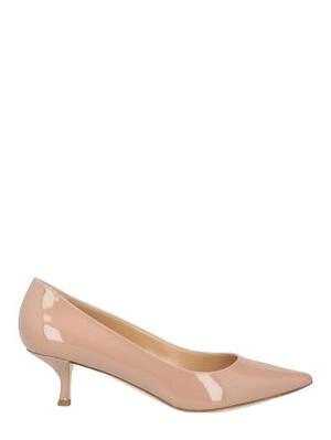 SERGIO ROSSI Patent Leather Pointed Toe Pumps - Pink