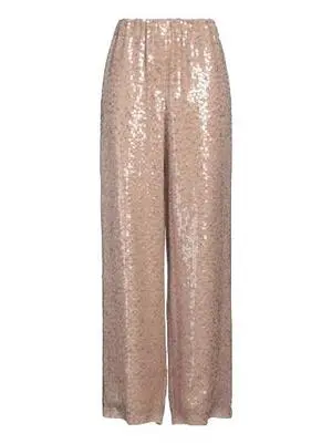 Brunello Cucinelli Wide-leg Crepe Pants - Beige