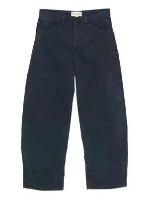 NILI LOTAN Patch-pockets Trousers - Blue