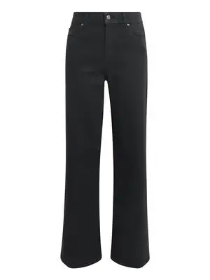 Paige Anessa Wide-leg Jeans - Black