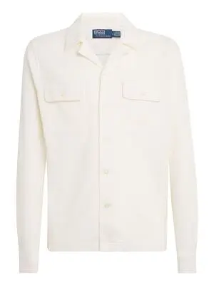 Polo Ralph Lauren Cotton Honeycomb Shirt - Ivory