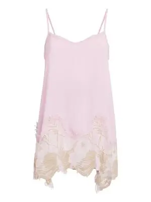 Fabiana Filippi Lace-trim Cami Top - Pink