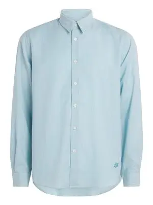 VILEBREQUIN Wool-blend Rayures Shirt