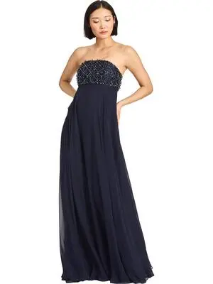 Sachin & Babi Embellished A-line Gown - Midnight