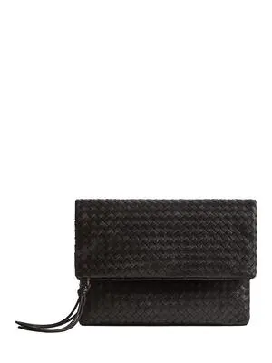 Bottega Veneta Giornale Pouch - Espresso