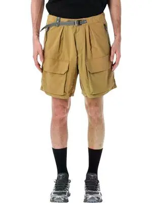 AND WANDER Twill Cargo Shorts Neutrals
