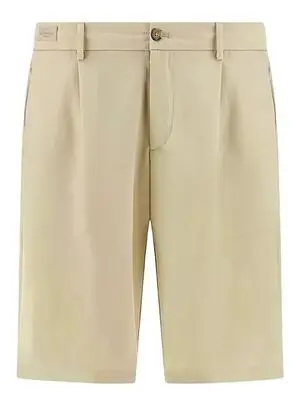 Paul & Shark Buttoned Bermuda Shorts - Neutrals
