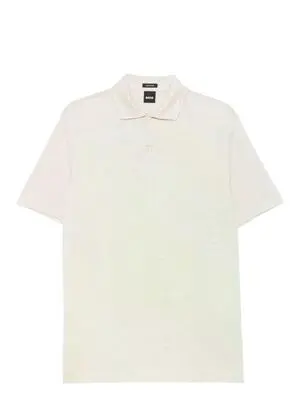 BOSS Buttoned Polo Shirt - Neutrals