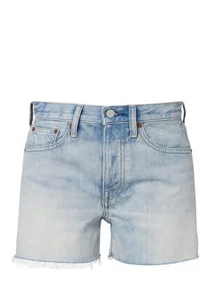 Polo Ralph Lauren Faded Denim Shorts - Blue