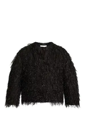 Erdem Fringed Jacket - Black