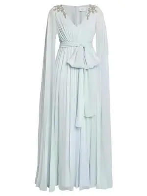 christopher esber triquetra dress blue CHRISTOPHER ESBER Triquetra Silk Satin Maxi Dress main image 0