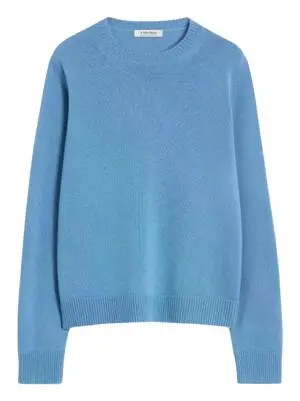 Max Mara Fresia Crew-Neck Sweater Blue