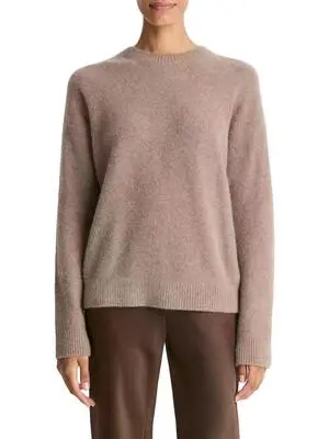 Vince Crewneck Cashmere Pullover - Neutrals