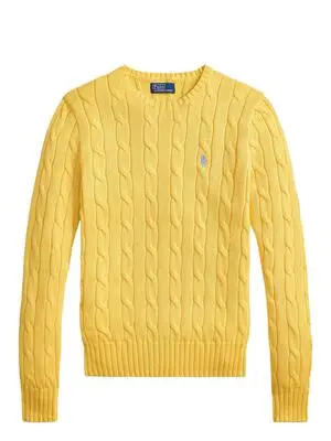 Polo Ralph Lauren Cable Knit Sweater Yellow