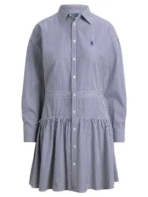 Polo Ralph Lauren Striped Shirt Dress - Blue