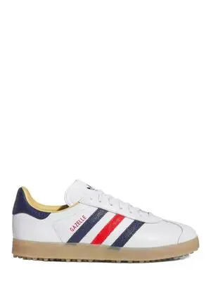 Adidas Gazelle Leather Spikeless Golf Sneakers White