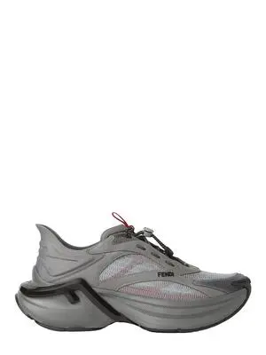 Fendi Slip-on Running Sneakers - Grey