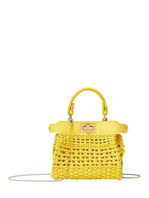 Fendi Nano Peekaboo Bag - Yellow