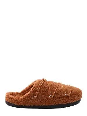 Moon Boot Cozy Slip-on Shoes - Camel