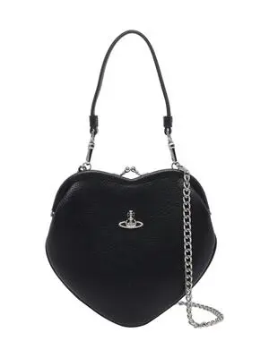 VIVIENNE WESTWOOD Heart-shaped Mini Bag - Black