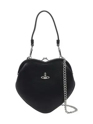 VIVIENNE WESTWOOD Belle Heart Frame Bag - Black