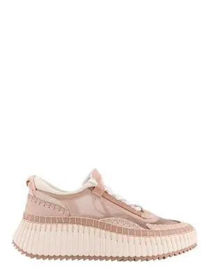 Chloé Lace-up Sneakers - Nude