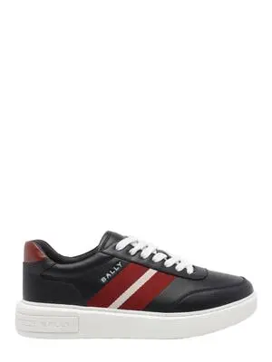 Bally Leather Sneakers - Black