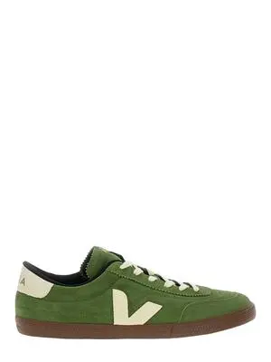 VEJA Panenka Suede Lace-up Sneakers - Green