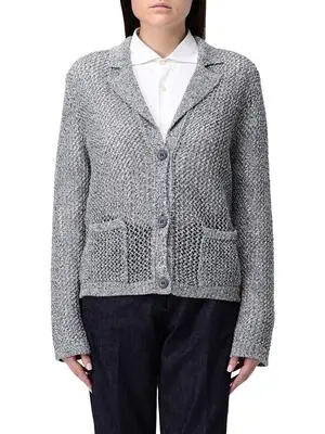 KANGRA Cotton Blend Blazer Cardigan - Blue