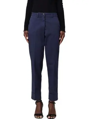 MASON'S Tailored Cuffed Pants - Navy