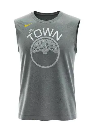 Nike Golden State Warriors Graphic Print Tank Top - Grey