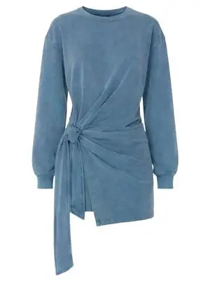 MARANT ETOILE Tie-detail Dress - Blue