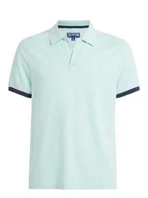 Vilebrequin Organic Cotton Palatin Polo Shirt - Blue