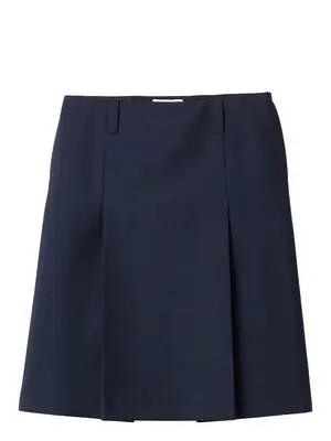 Miu Miu Mohair-wool Midi Skirt - Blue