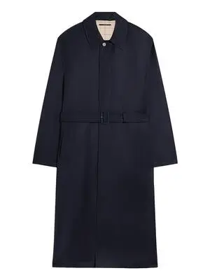 Dunhill Wool Peacoat - Navy