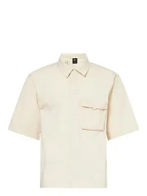 Oakley Reserve Short-sleeve Cotton-blend Shirt - Mist