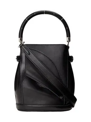 Ralph Lauren Floral Bucket Bag - Black