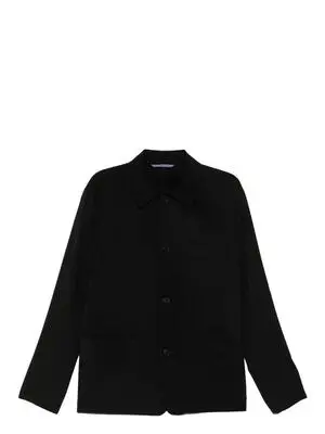 Paul Smith Wool Button Jacket - Black