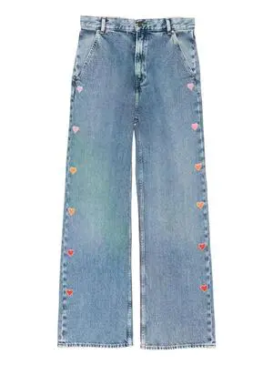 Mira Mikati Heart Detail Trousers - Blue