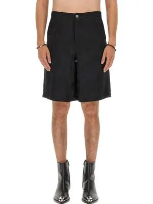 Alexander McQueen Bermuda Shorts - Black