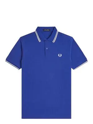 Fred Perry Polo With Logo - Blue