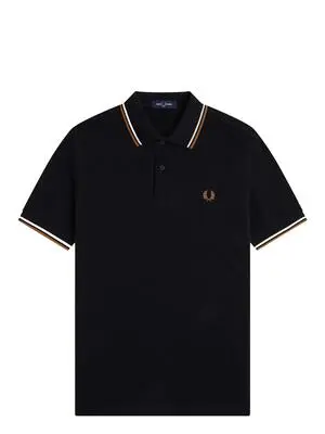 Fred Perry Polo With Logo - Black