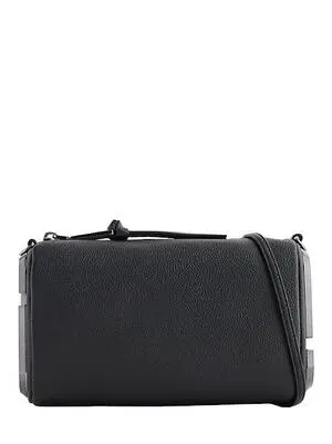 Marc Jacobs Snapshot Leather Shoulder Bag - Black