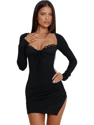 OUTCAST Dionne Long Sleeve Mini Dress