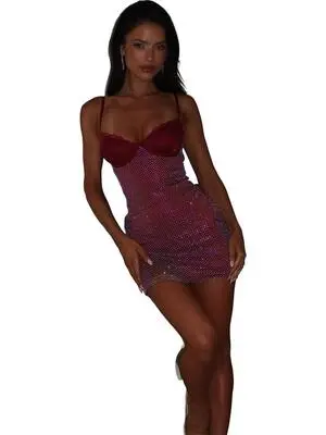 OUTCAST Bonjour Mini Dress - Red