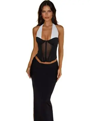 OUTCAST Pari Maxi Skirt - Black
