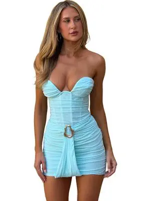 OUTCAST Anna Mini Dress - Green