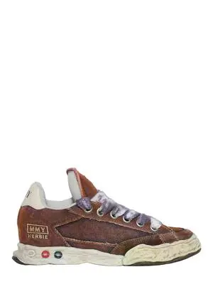 Mihara Yasuhiro Padded Lace Up Sneakers - Brown