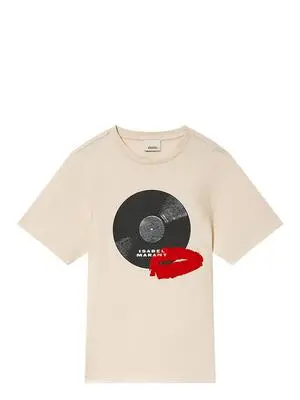 ISABEL MARANT ÉTOILE Isabel Marant Ziane Cotton Logo T-shirt